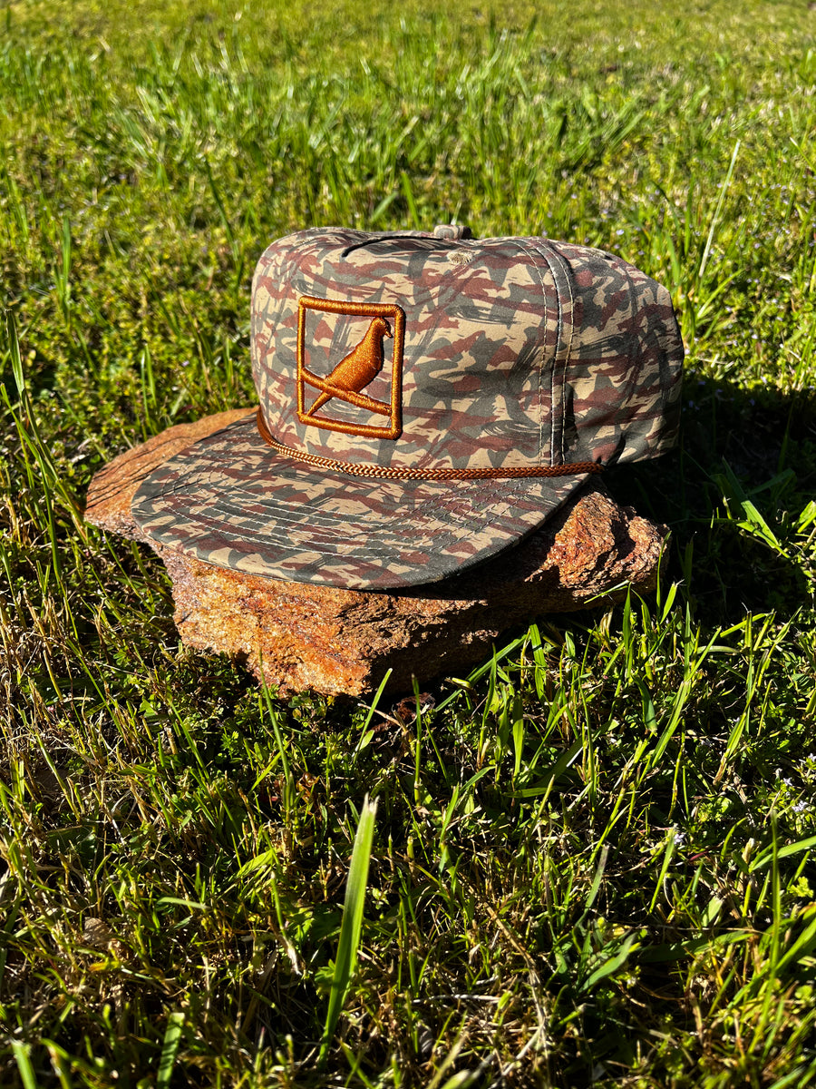BRUSHY CAMO ROPE HAT – Young Road Dove Co.